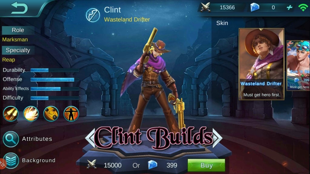 Panduan Mobile Legends Bang Bang – Hero Builds: Clint - Jonooit