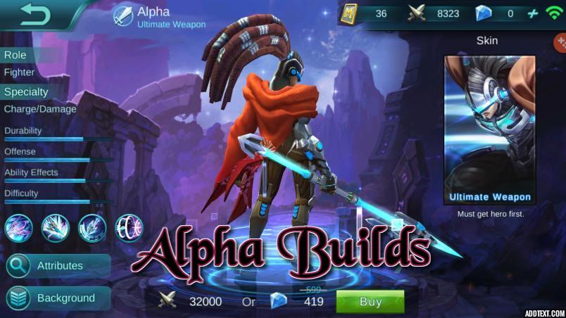 Panduan Mobile Legends Bang Bang – Hero Builds: Alpha - Jonooit