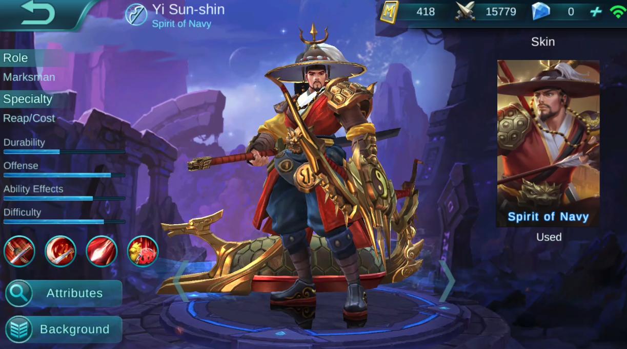 Panduan Mobile Legends Bang Bang – Hero Info: Yi Sun-shin - Jonooit