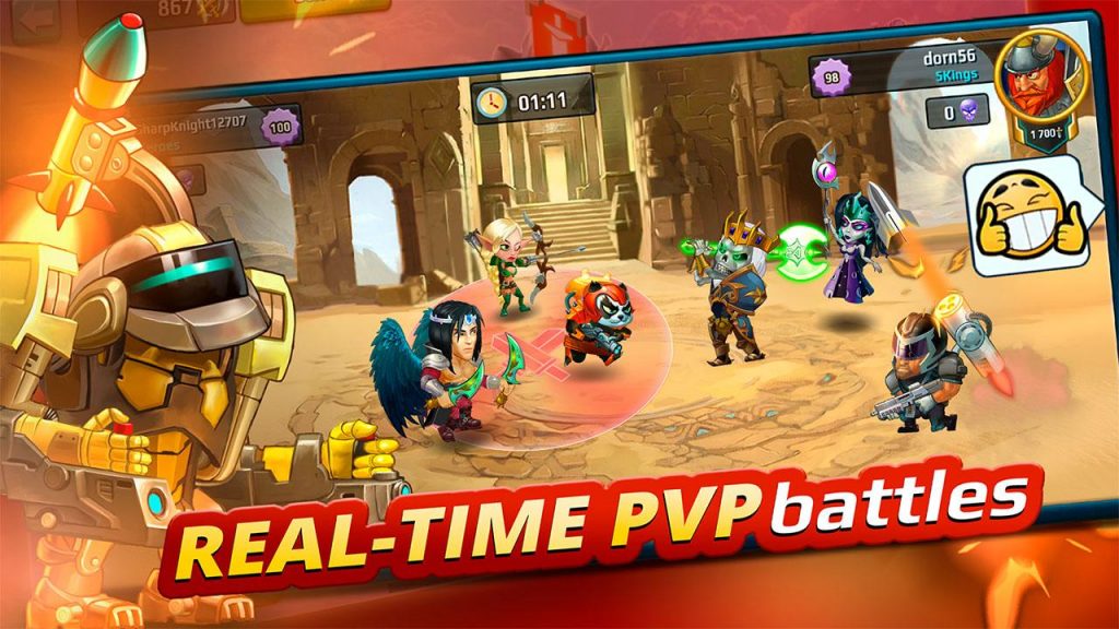 Battle Arena: Heroes Adventure, Gabungan MOBA & Tactics - Jonooit