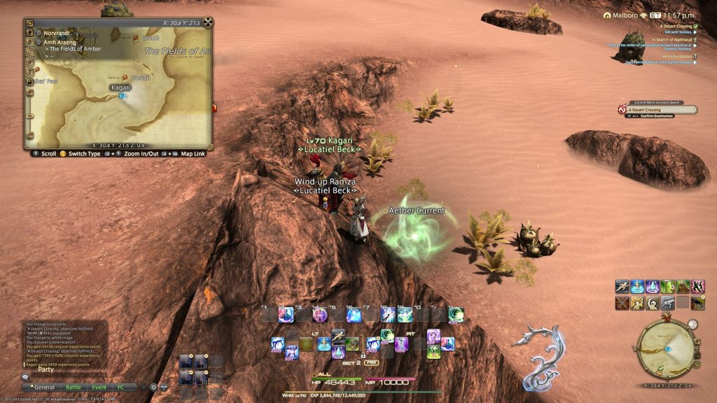 Daftar Lokasi Aether Current di Amh Araeng (Shadowbringers) - Final ...