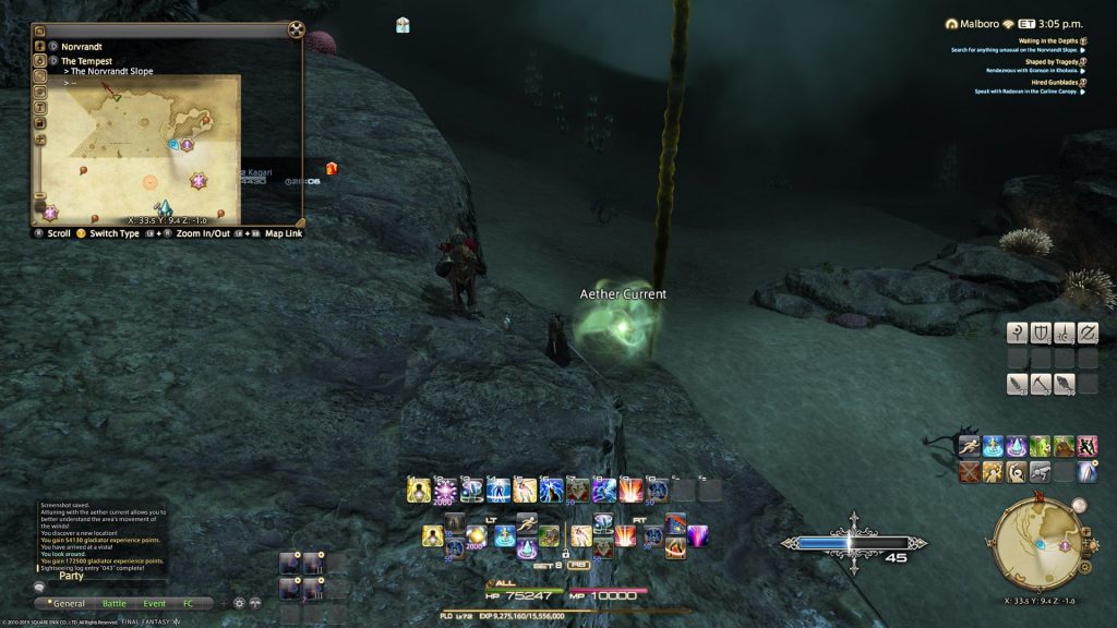 Daftar Lokasi Aether Current di The Tempest (Shadowbringers) - Final ...