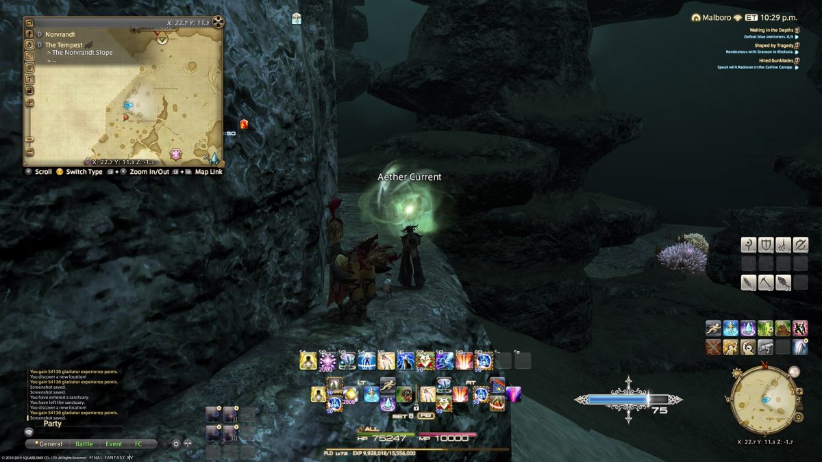 Daftar Lokasi Aether Current di The Tempest (Shadowbringers) - Final ...