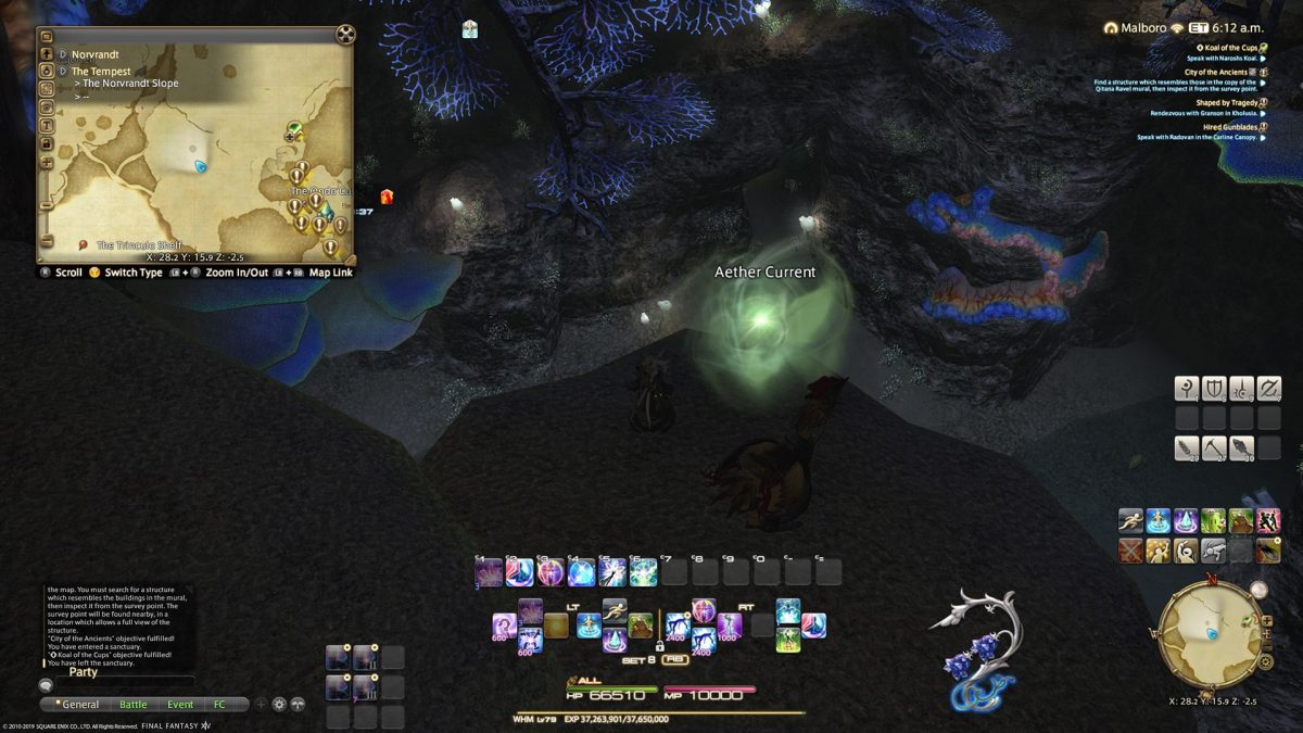 Daftar Lokasi Aether Current di The Tempest (Shadowbringers) - Final ...
