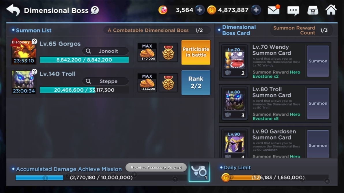 Panduan Daily Battle: Dimensional Boss - Grand Chase - Jonooit