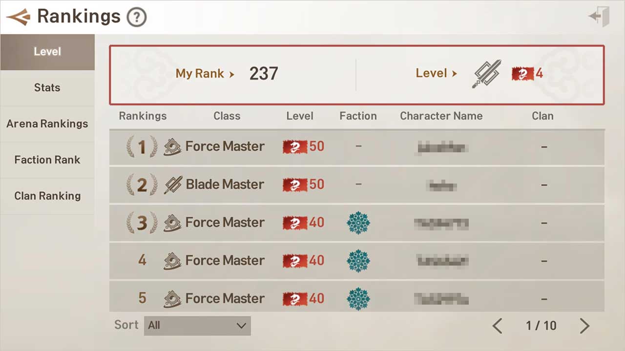 Panduan Ranking – Blade & Soul Revolution - Jonooit